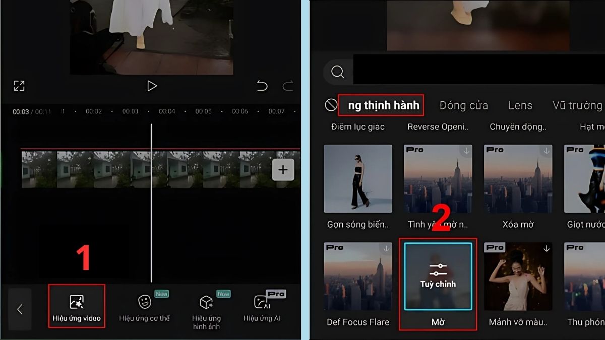 Cách làm mờ video trên CapCut trên điện thoại, PC hiệu quả